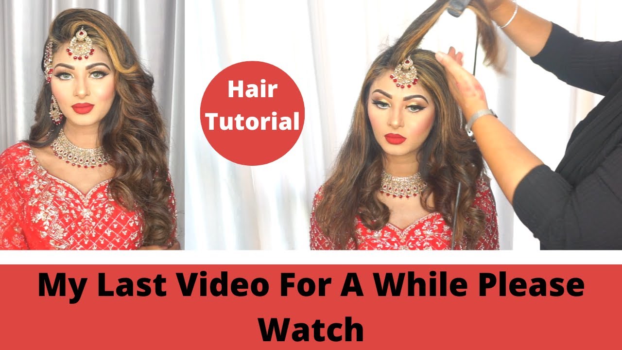 Easy Bridal Hair Tutorial | Easy Step By Step - YouTube