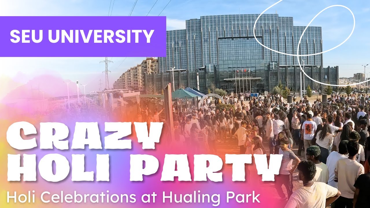 SEU Holi Celebration at Hualing Park 🌸 | Tbilisi, Georgia | SEU ...