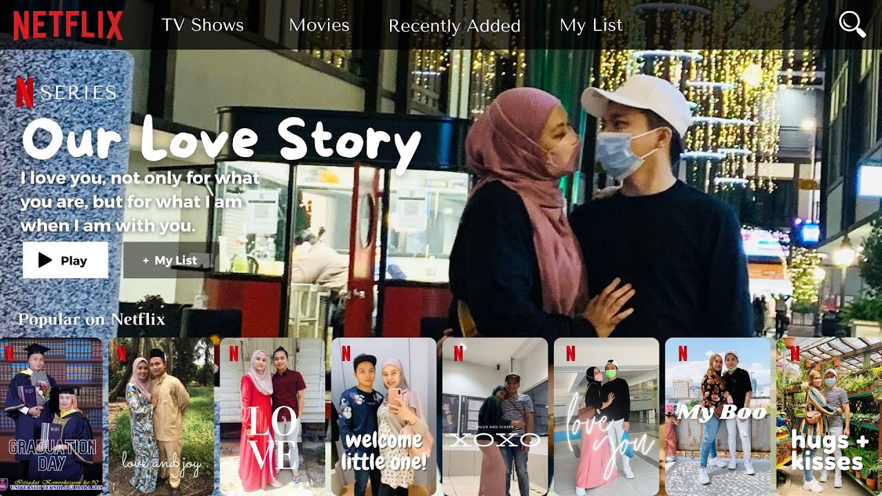 I made our own Netflix SERIES by Canva ! - YouTube