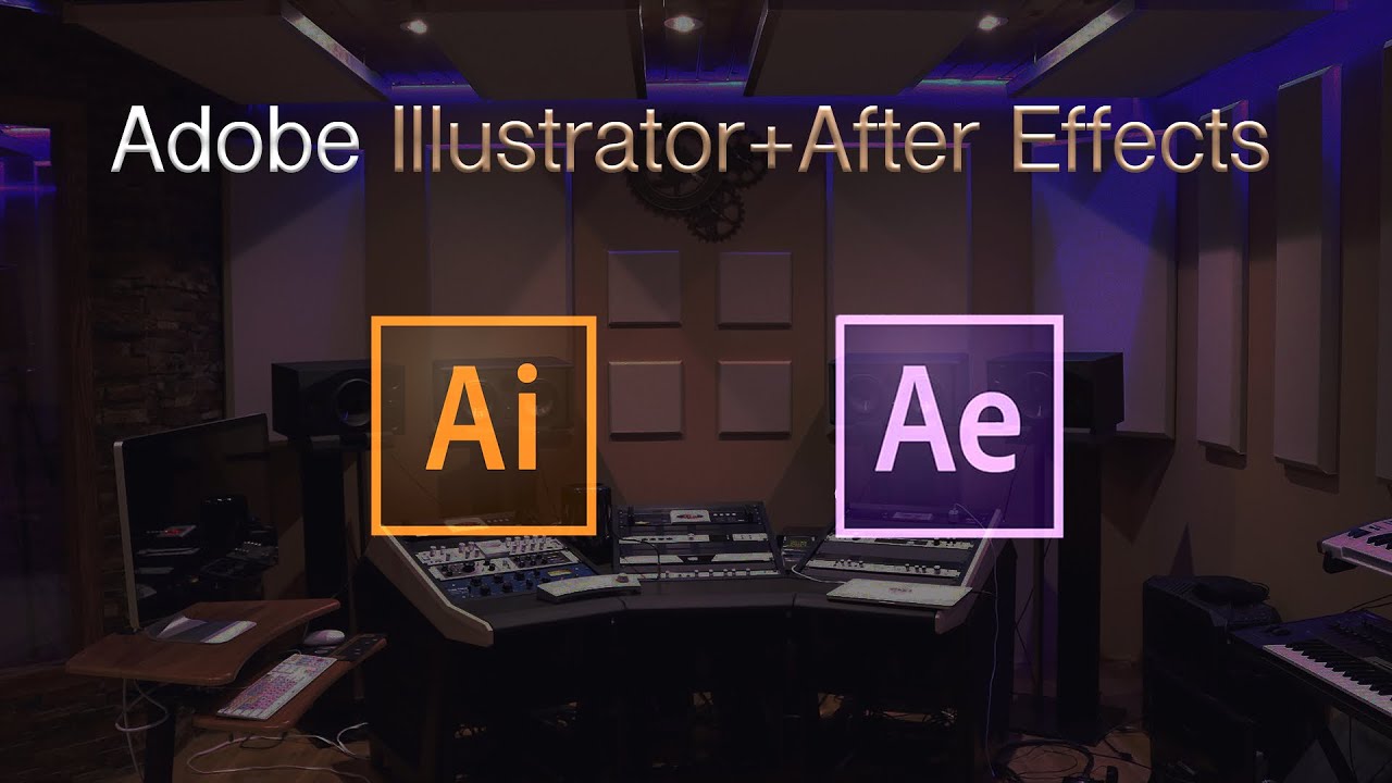 Adobe Illustrator and After Effects Logo Design.[No Talking]. - YouTube