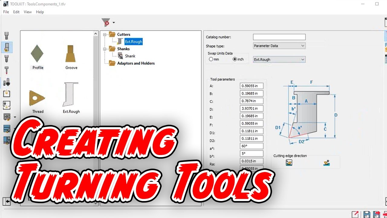 ToolKit - Creating Turning Tools - YouTube