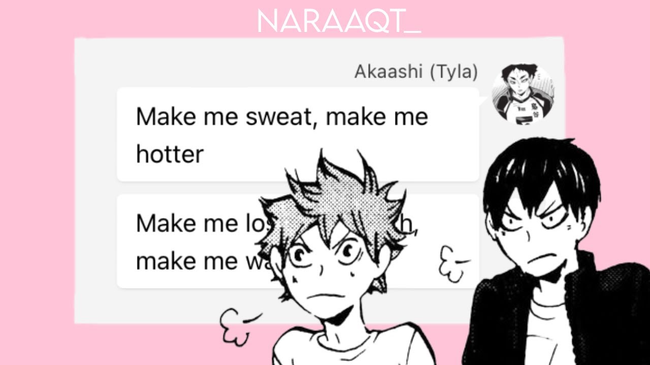 Haikyuu texts | Haikyuu x TYLA | Water | READ DESCRIPTION!!! | Naraaqt ...