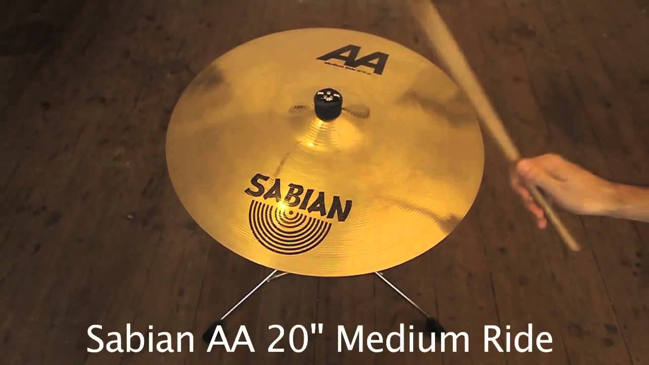 Sabian AA 20'' Medium Ride - YouTube