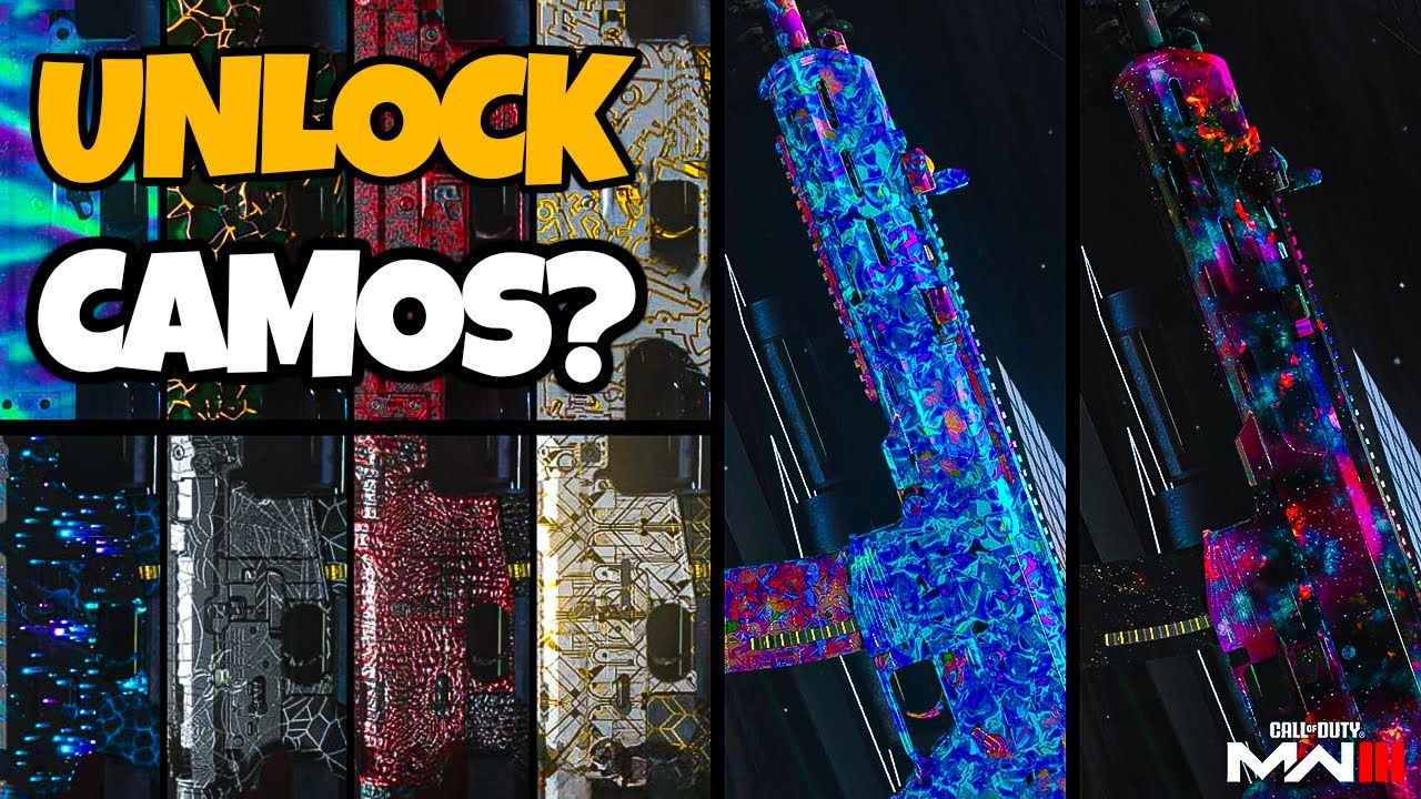 How To Unlock ALL Camos in Warzone - Modern Warfare 3 - YouTube