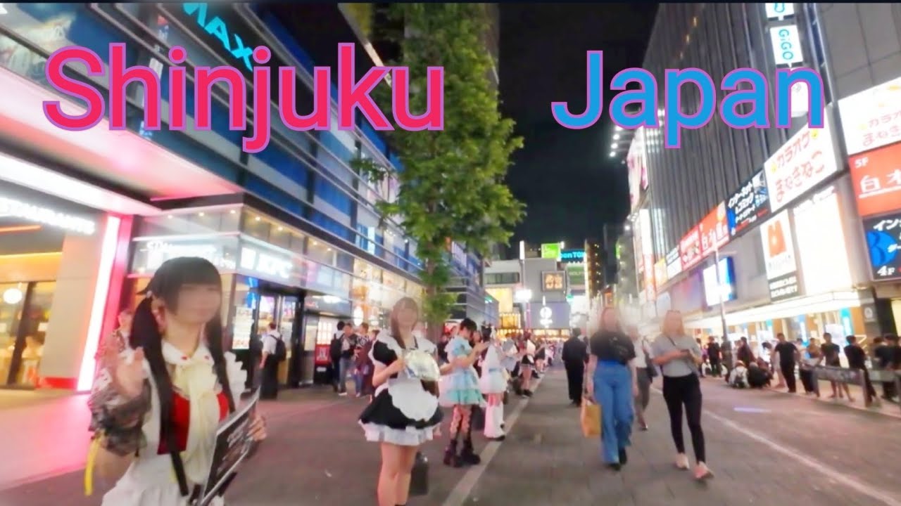 【ASMR】 【4K 60fps】Kabukicho. Red light district. Night life in Shinjuku ...