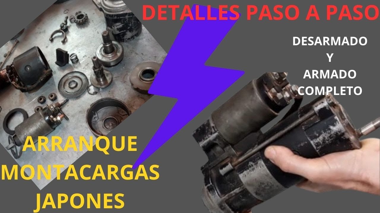 [PASO A PASO] como REPARAR un ARRANQUE AUTOMOTRIZ - YouTube