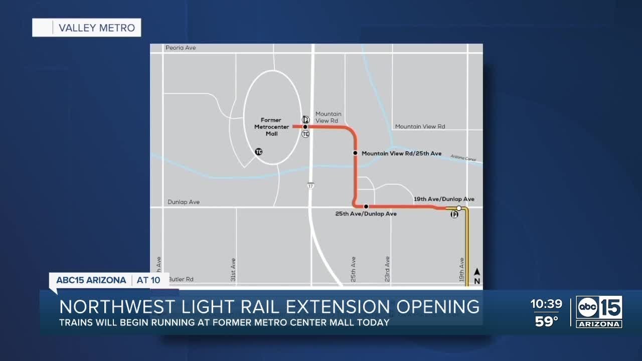 Valley Metro opens new service line in northwest Phoenix - YouTube
