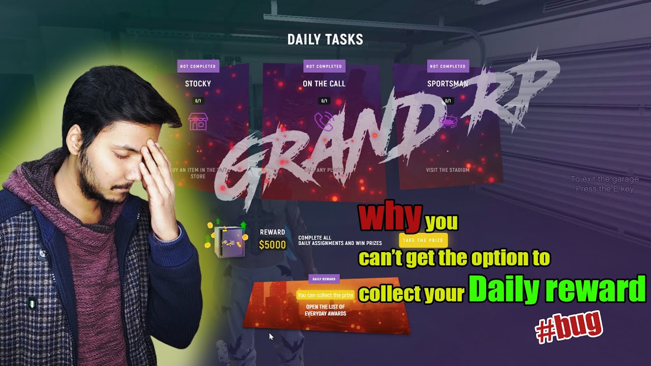 GTA V grand rp | where is daily reward option🤦‍♂️🤯 | HINDI - YouTube