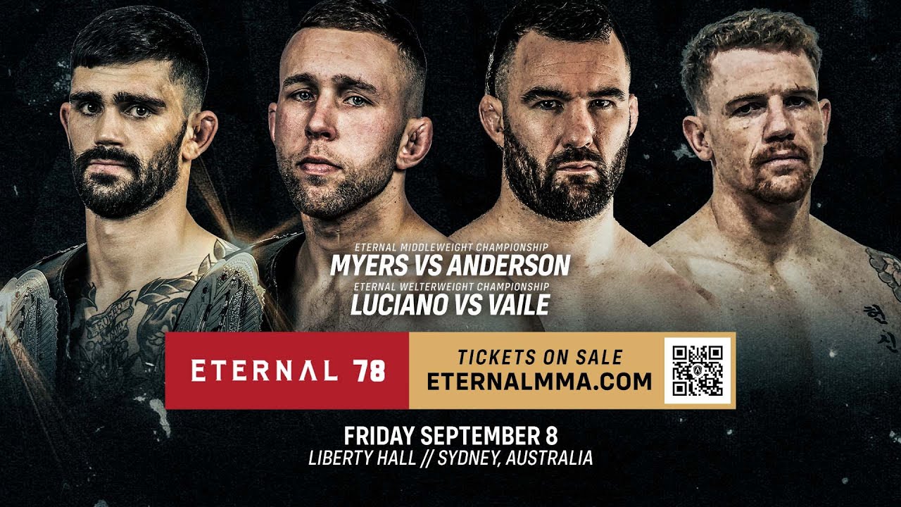 Eternal MMA Comes To Sydney! Friday September 8 | Liberty Hall Sydney ...