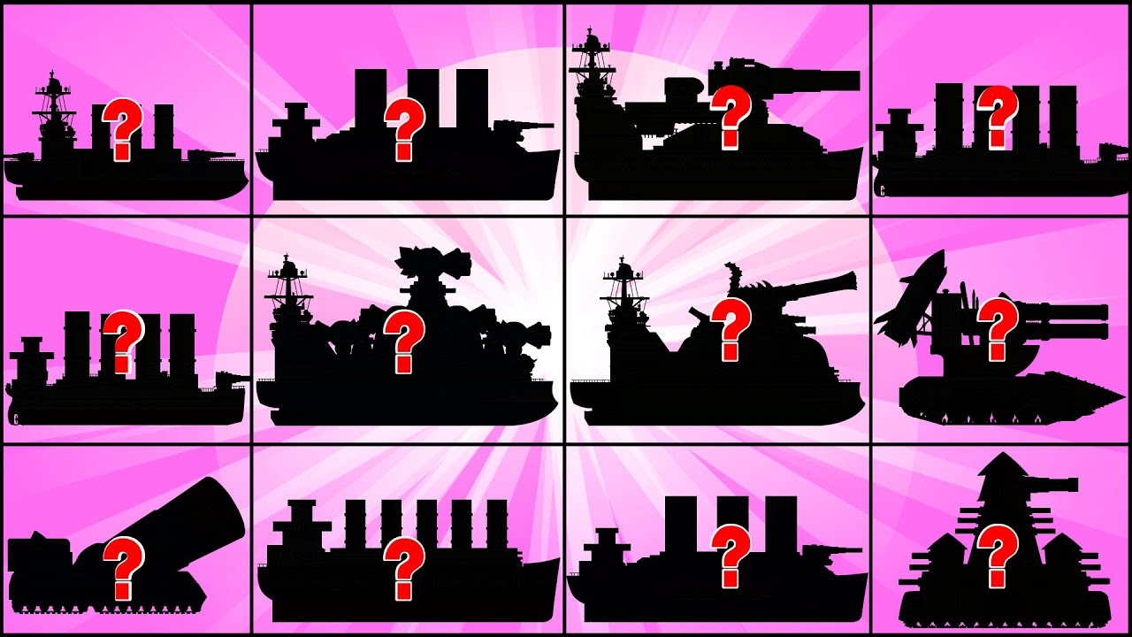 ALL SERIES: KV44 PLANT ICE SHIP, ZOMBIETANIC vs MEGA TANK/Nina tank ...