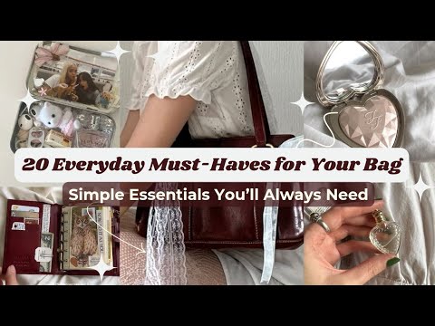20 items you shouldn’t leave home without👜 |Your Ultimate Bag ...