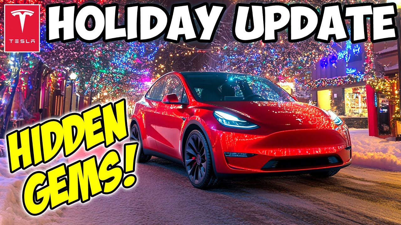 Tesla Holiday Update - Don't miss out on these hidden gems! - YouTube