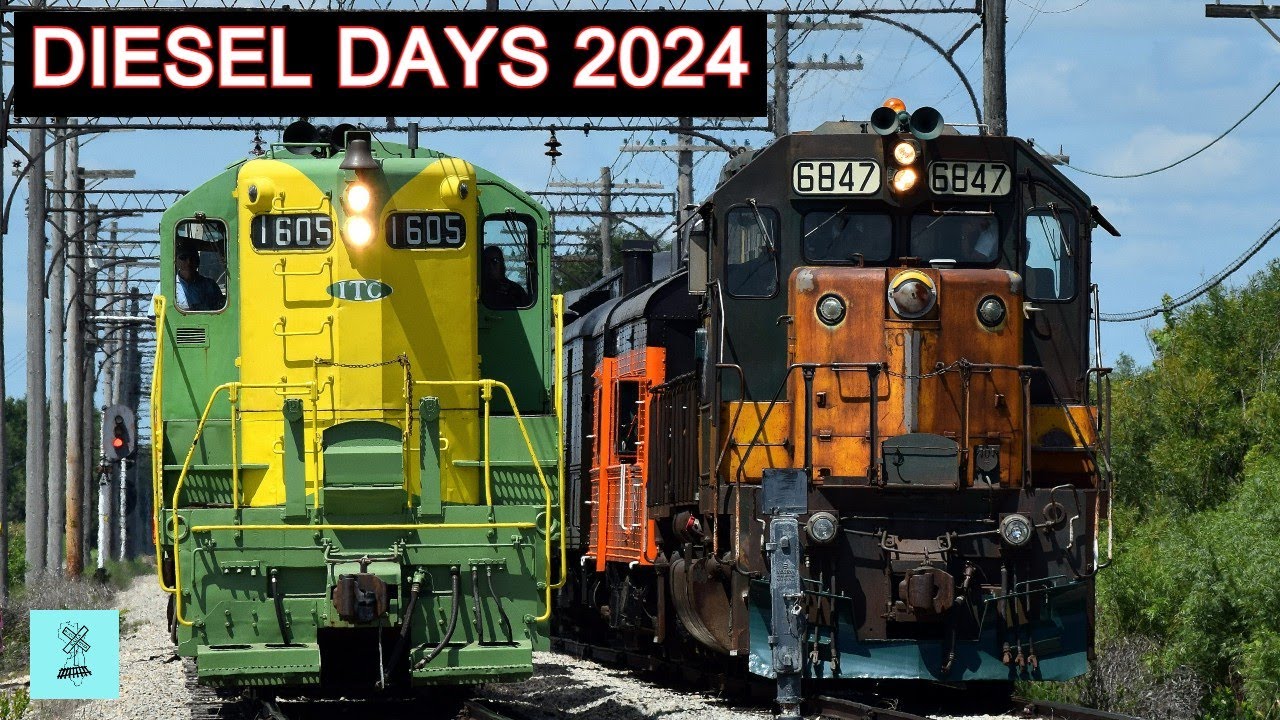 Illinois Railway Museum Diesel Days 2024 - YouTube