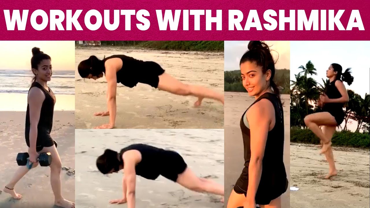 Rashmika Mandanna Workout Secrets | Beach Workouts With Rashmika | IBC ...