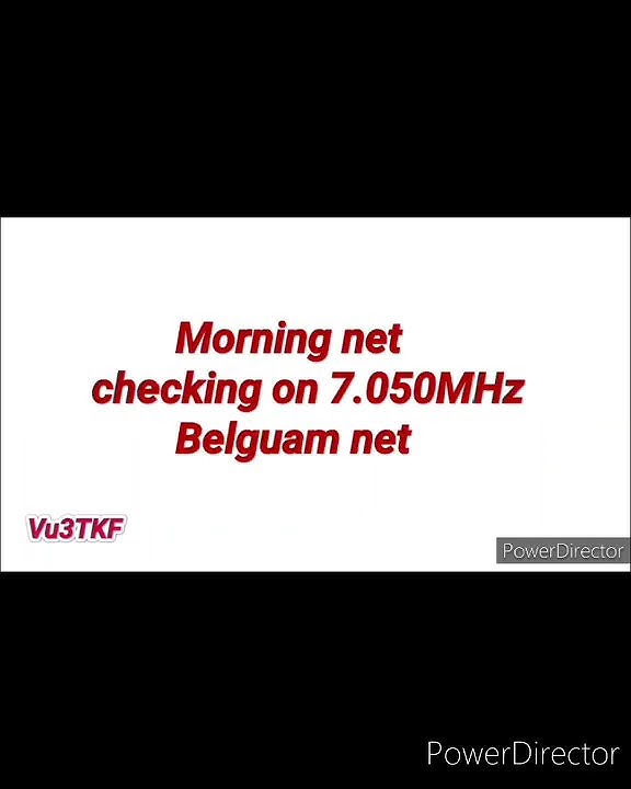 Ham Radio | Morning net checking on 7.050MHz | Belguam net | 7.30am| This is Vu3TKF - YouTube