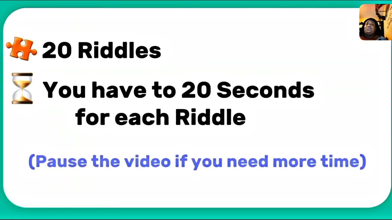 solve these 20 riddles to get your mind thinking👀🔥#challenge # ...