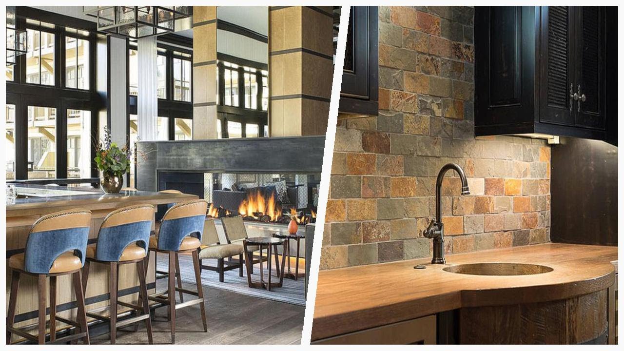 75 Beautiful Black Home Bar With Wood Countertops Design Ideas #1469 🖤 ...