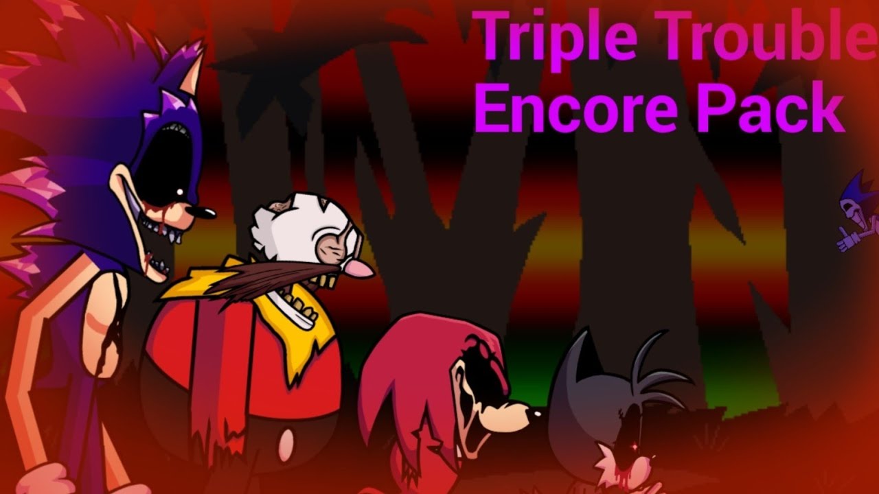 Triple trouble encore pack download (Dc2/FNF) - YouTube