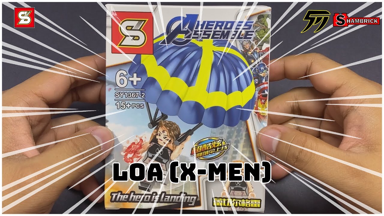 Loa new x-men unofficial lego with parachute [EP 13] - YouTube