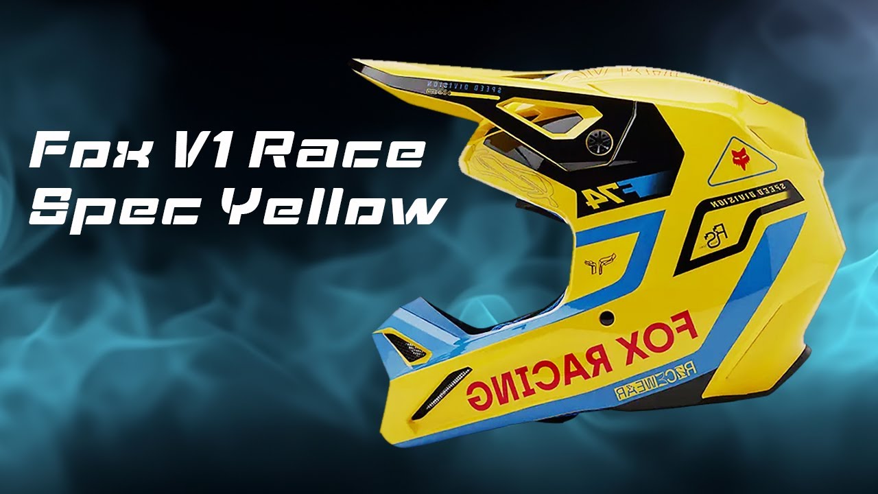 Fox V1 Race Spec Yellow - YouTube