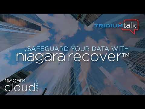 Tridium Talk - Safeguard Your Data With Niagara Recover - YouTube