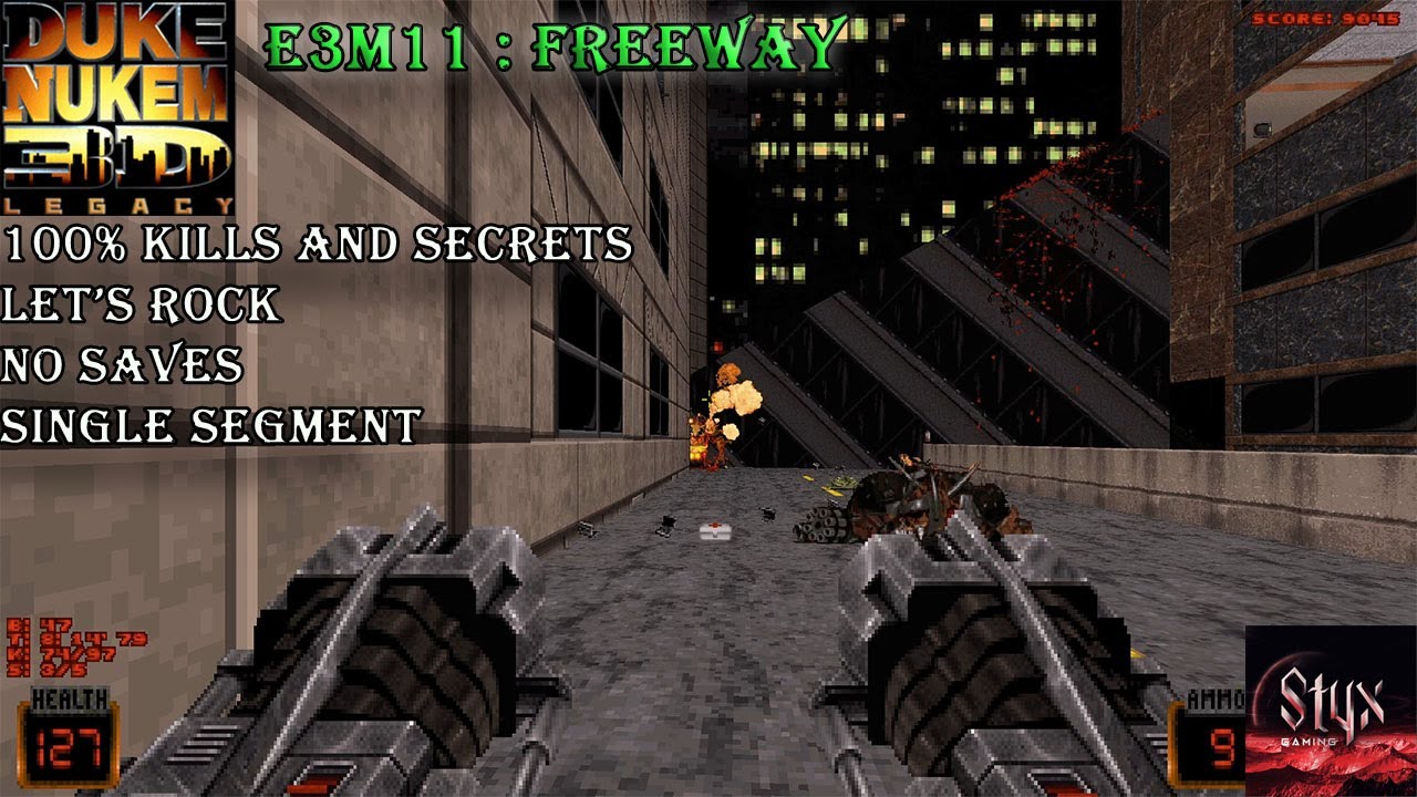 Duke Nukem 3D Legacy E3M11 : Freeway ( 100% ) - YouTube
