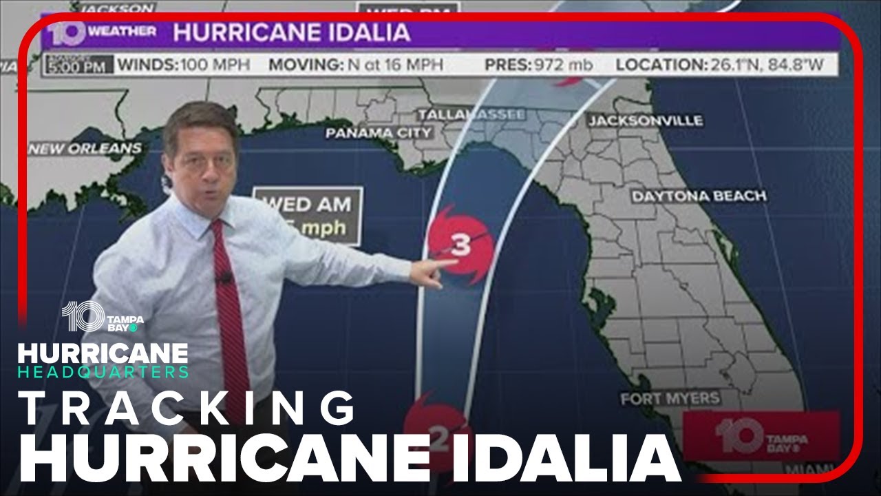 Tracking the Tropics: Hurricane Idalia reaches Category 2 strength in ...