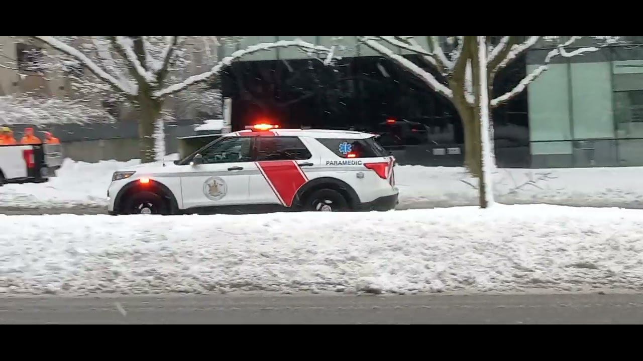 British Columbia Ambulance Service (BCAS) Interceptor Responding - YouTube