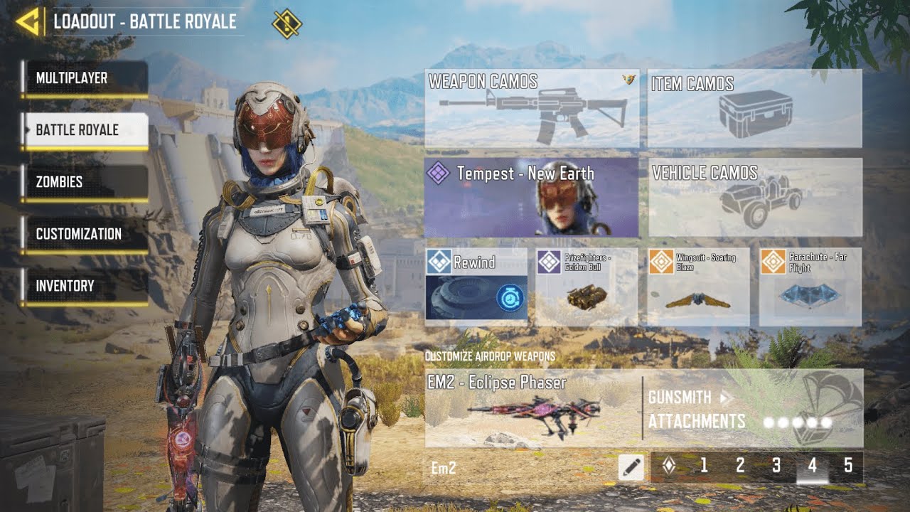 EM2 - Eclipse Phaser Gameplay | Call of Duty Mobile Live - YouTube