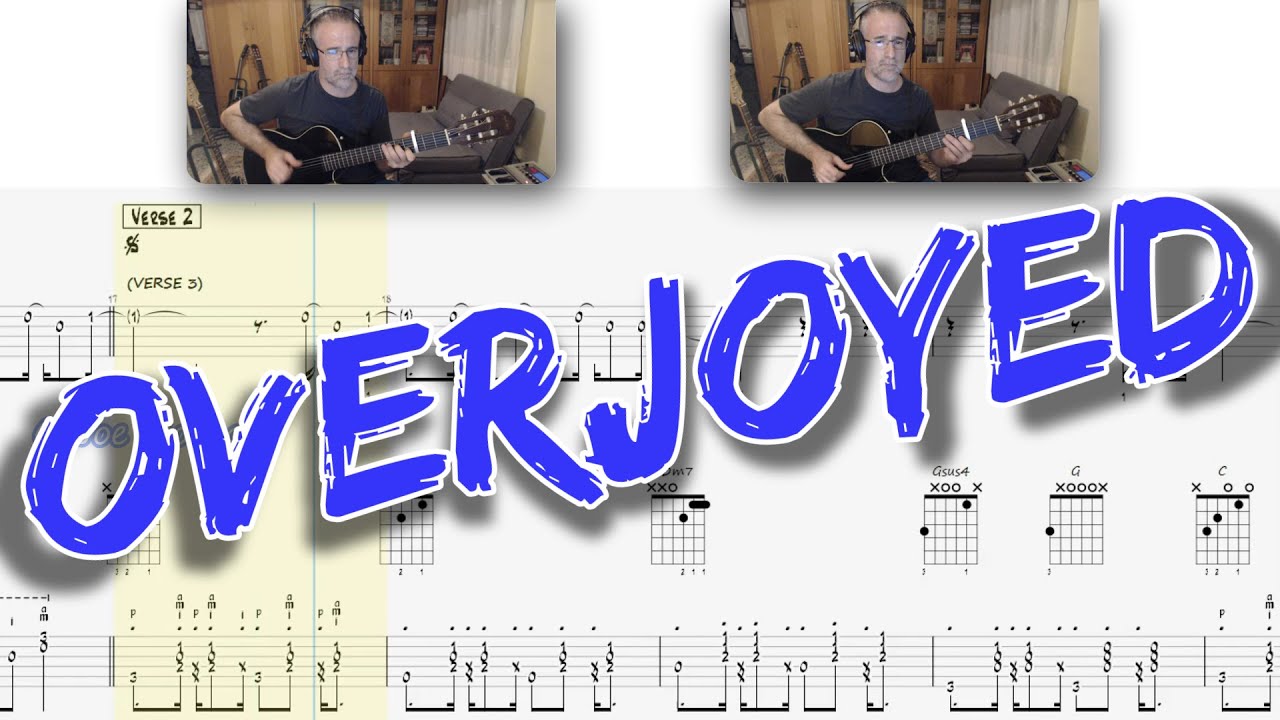 Overjoyed (Stevie Wonder) arranged and adapted for 2 guitars by Joe ...