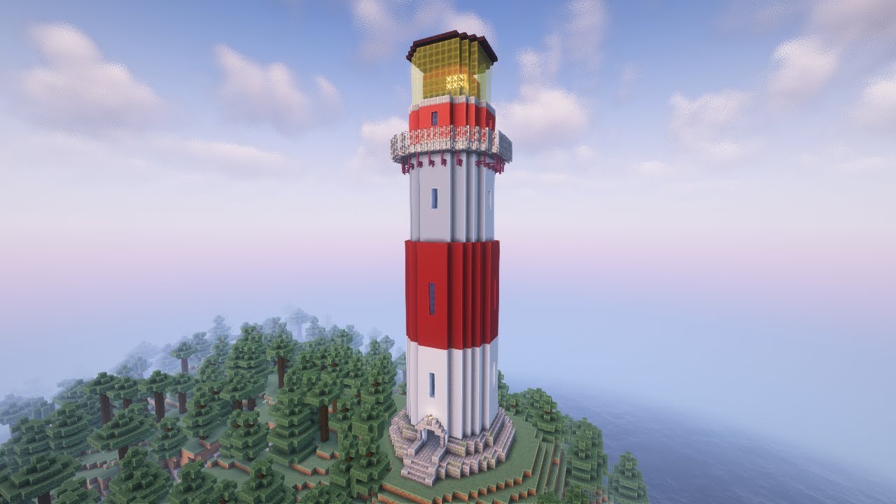 Lighthouse Full Build - Minecraft - YouTube