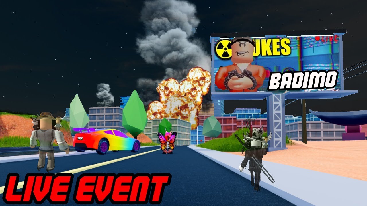 ROBLOX JAILBREAK LIVE NUKE EVENT HAPPENING RIGHT NOW!! - YouTube