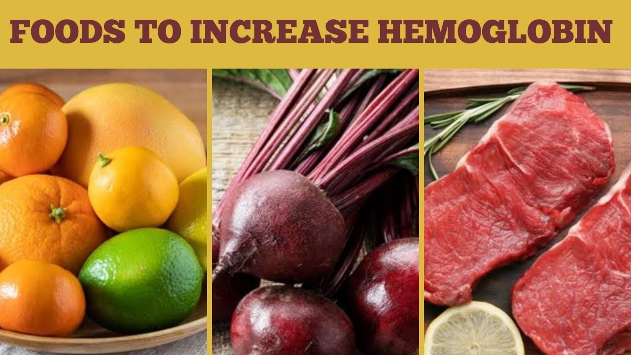 Foods To Increase Hemoglobin/Hemoglobin Rich Foods - YouTube