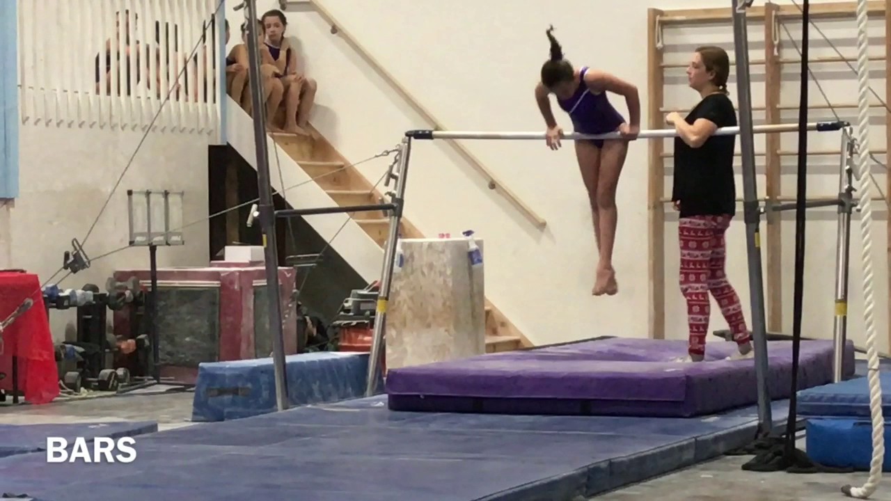 Ally's 2016 Xcel Bronze Gymnastics Reindeer Games - YouTube