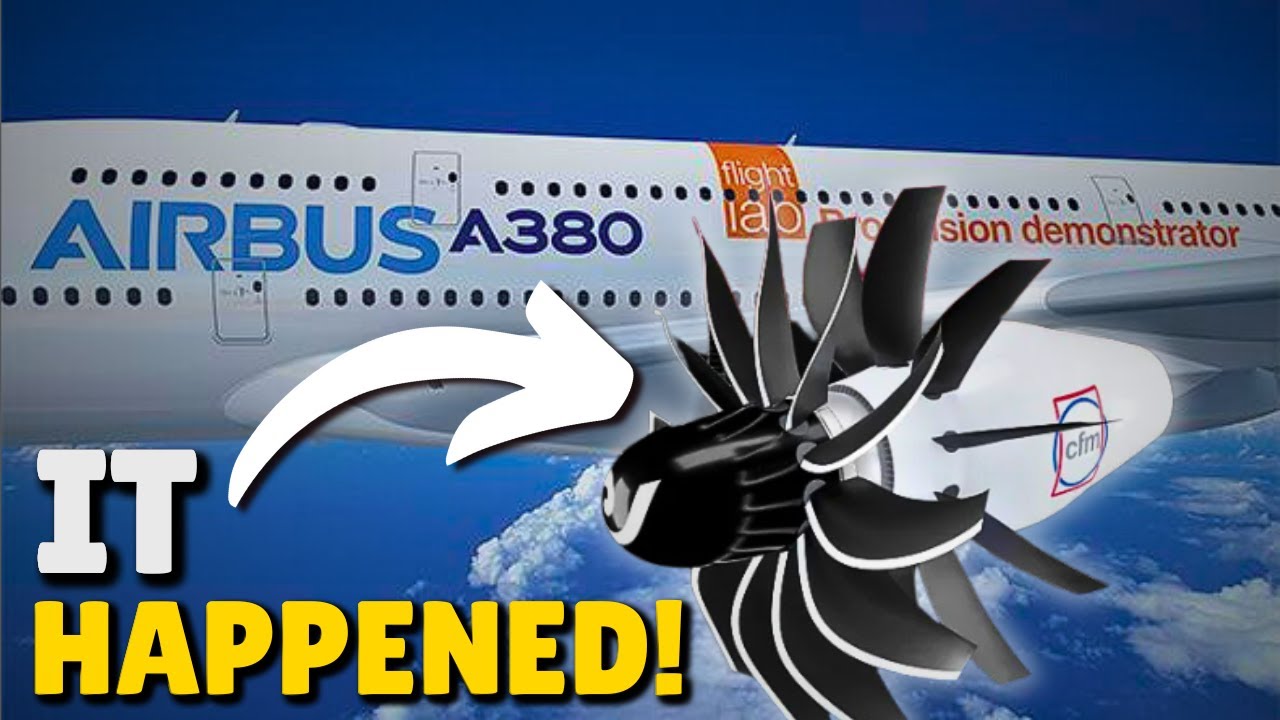 This Airbus's NEW Open Rotor Engines Will Change the Aviation Industry ...