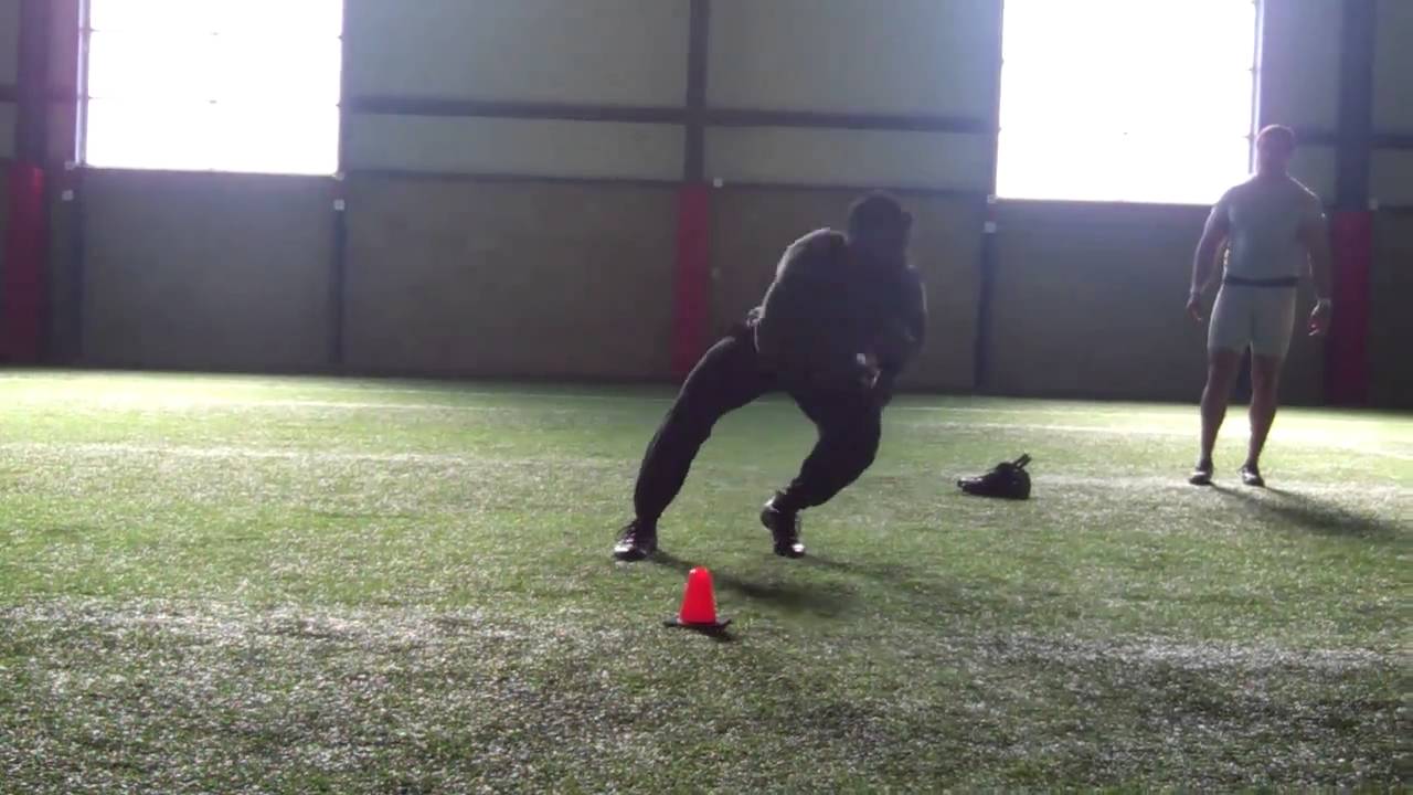 SST's CFL Combine Prep - Pro Agility Drill - Kyle Exume - YouTube