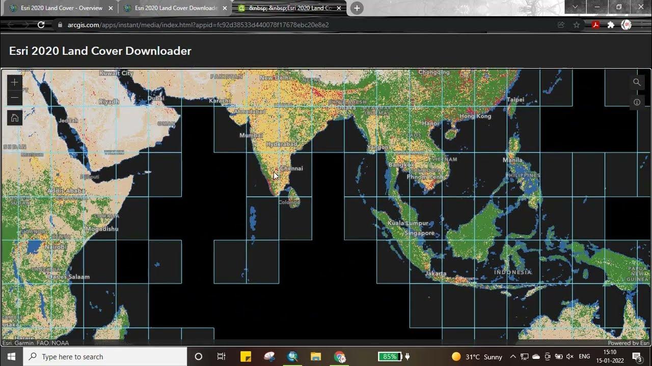 Download Sentinel 2- land use/land cover (LULC) map for the year 2020 at 10 meter resolution ...