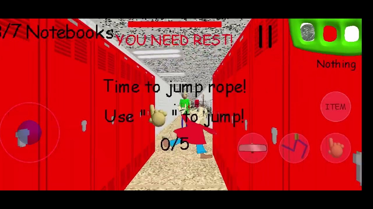 THIS GAME FOR THE FIRST TIME ACTUALLY MADE ME SCREAM!! (Baldi’s Basics ...