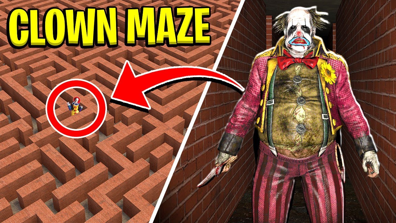 Stuck in a MAZE with SCARY KILLER CLOWNS! - Multiplayer Garry's Mod ...