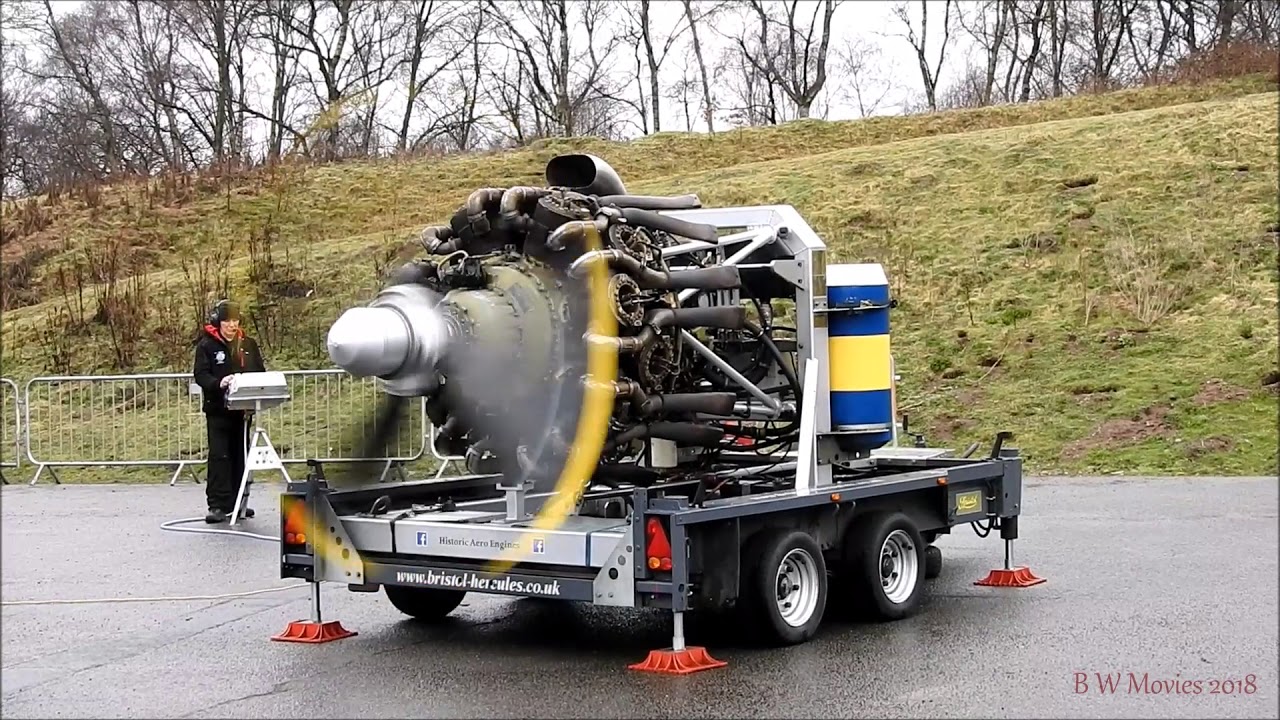 RAF 100 Engine Demonstration - YouTube