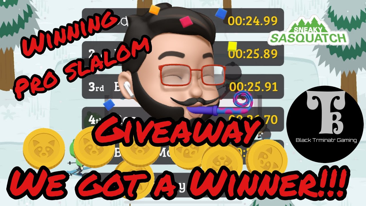 Sneaky Sasquatch: Winning Pro Slalom | Giveaway Winner - YouTube
