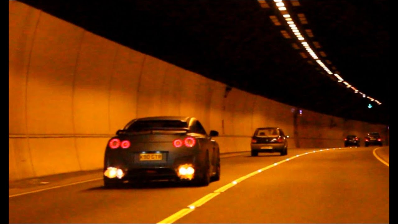Raw Video - GTR Insane Flames, Backfire & Onboard Drive vs Lamborghini ...