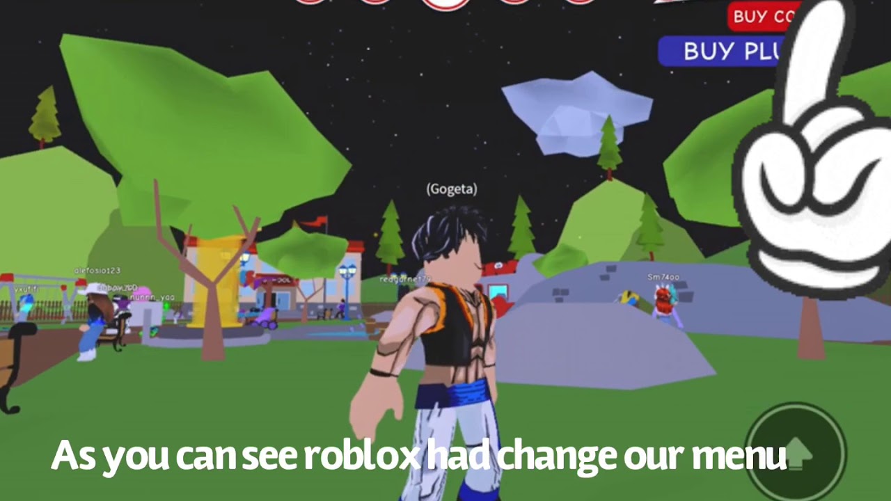 Roblox new menu - YouTube