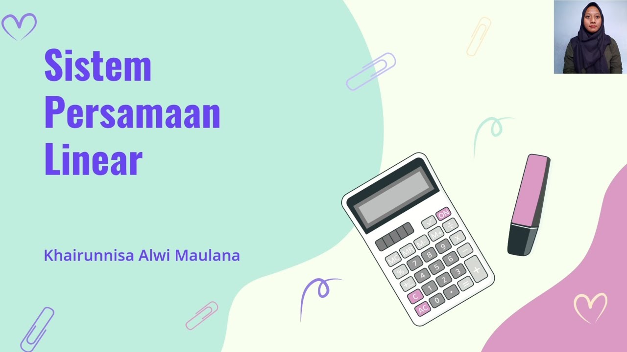 Sistem Persamaan Linear | Matematika Wajib Kelas X - YouTube