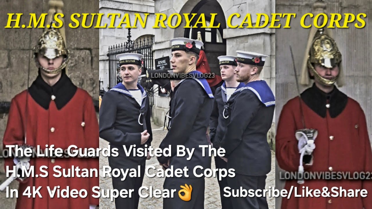 MOUNTED TROOPS - THE LIFE GUARDS - VISITED BY THE H.M.S SULTAN ROYAL CADET CORPS #vlog - YouTube