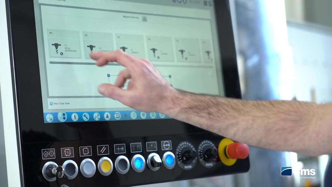 CMS Vertec Mill: the unique vertical cnc machining center - YouTube