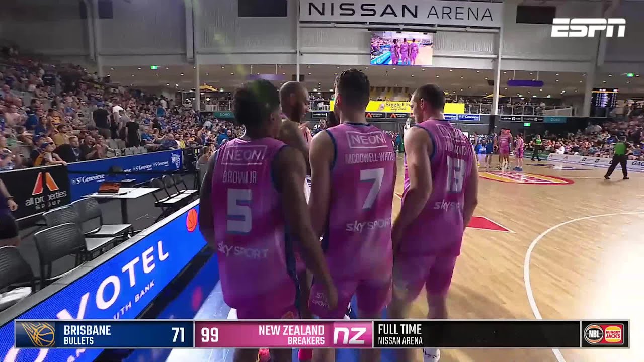 Brisbane Bullets vs. New Zealand Breakers - Game Highlights - YouTube