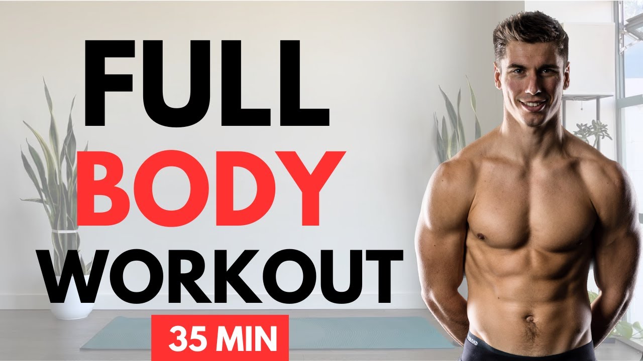 35 Min Full Body Dumbbell Workout Strength And Cardio At Home Youtube