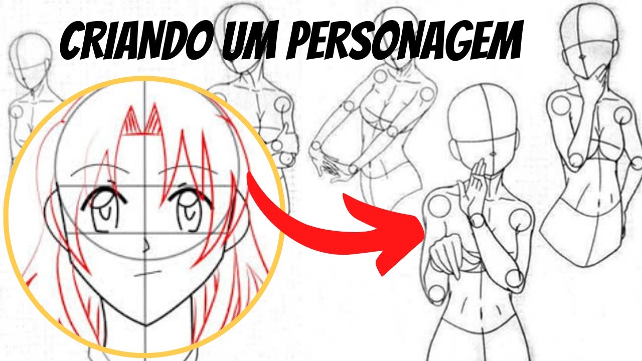 Aula de Desenho - Como Criar um Personagem do Zero - Aula Grátis - YouTube