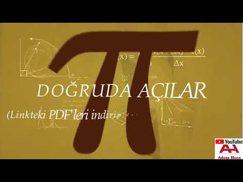 DOĞRUDA AÇILAR - ADEM HOCA